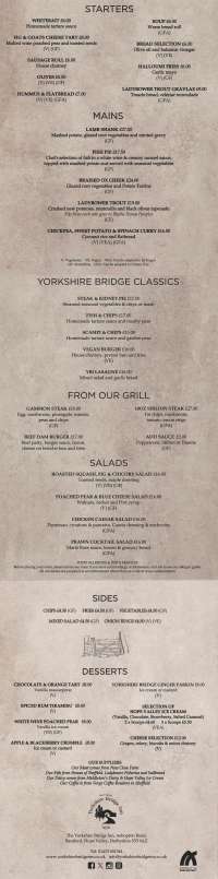 Yorkshire Bridge Inn Dining – Yorkshire Bridge Inn