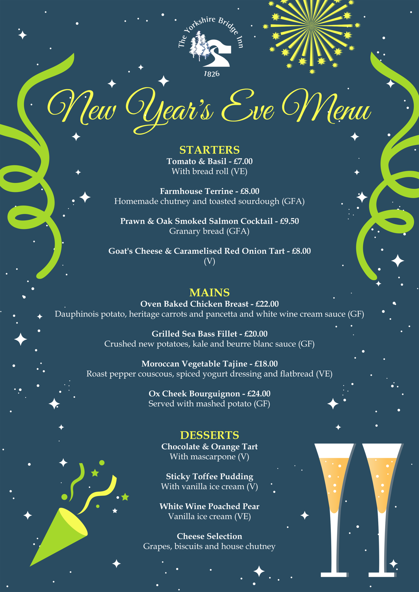 Yorkshire Bridge Inn Dining – Yorkshire Bridge Inn