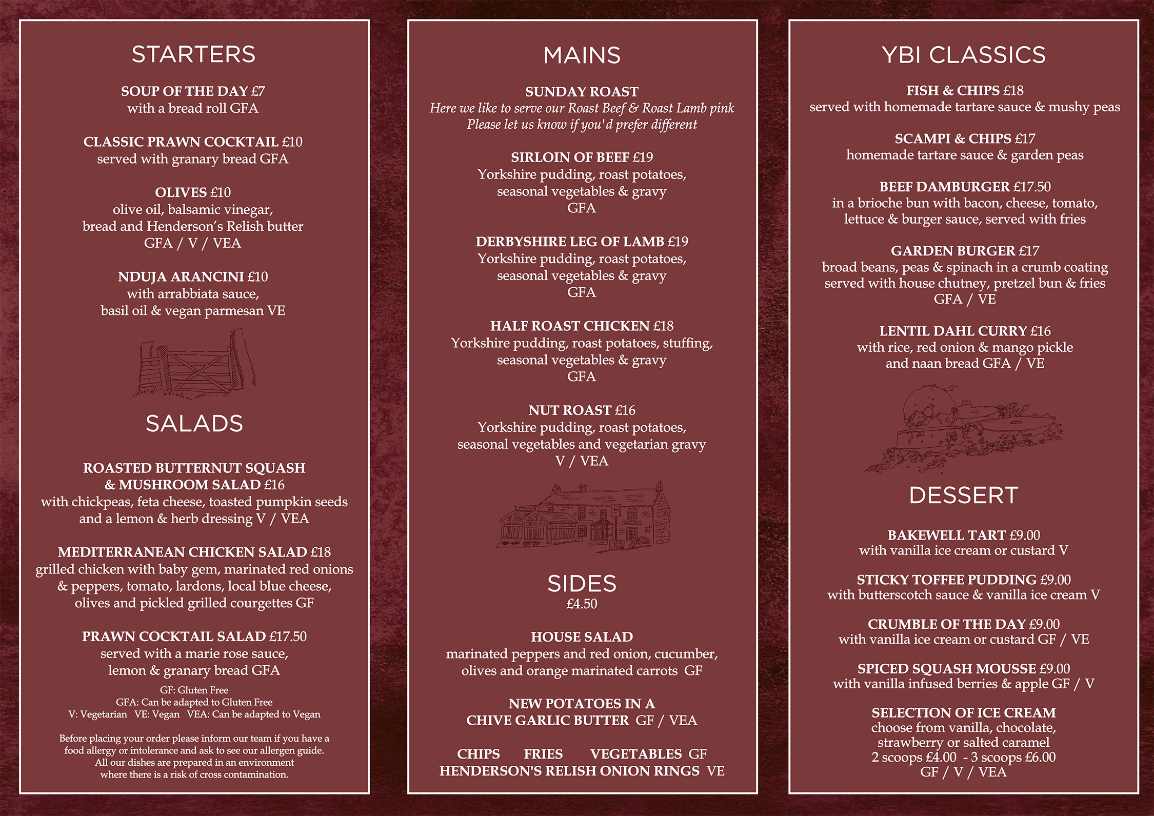 Yorkshire Bridge Inn Dining – Yorkshire Bridge Inn